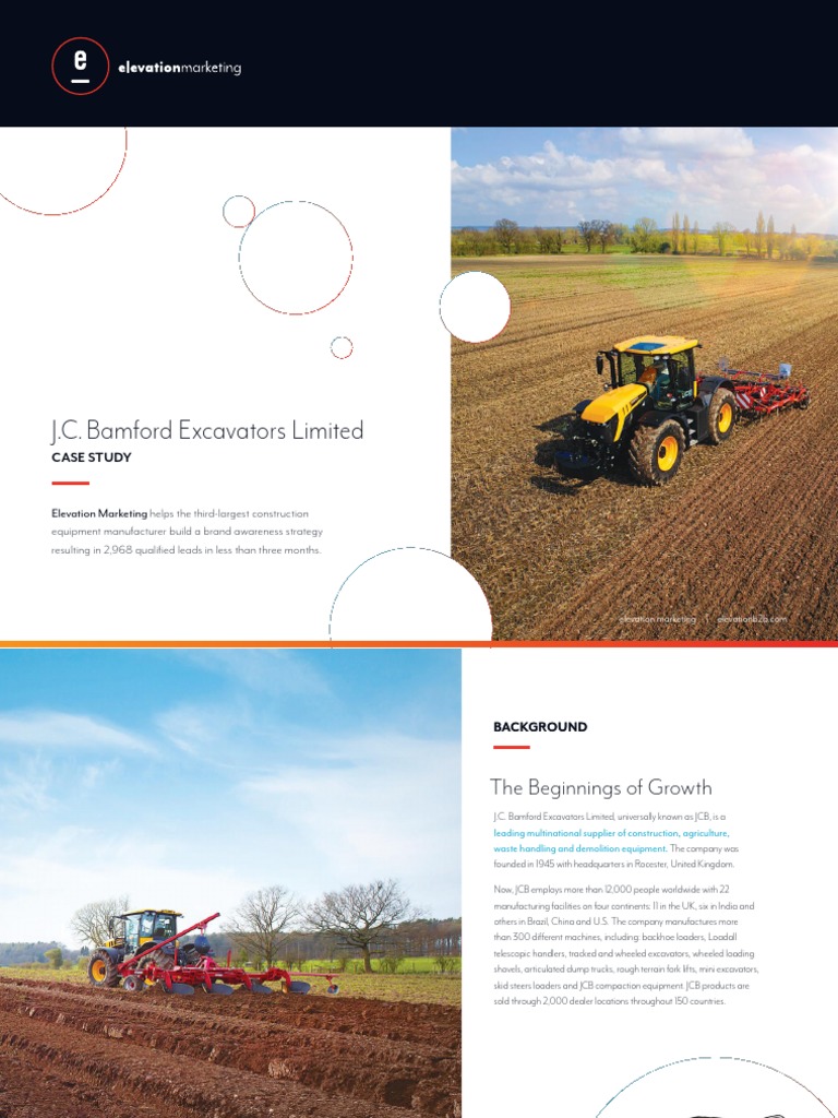 JCB Case Study | PDF | Business | Economies