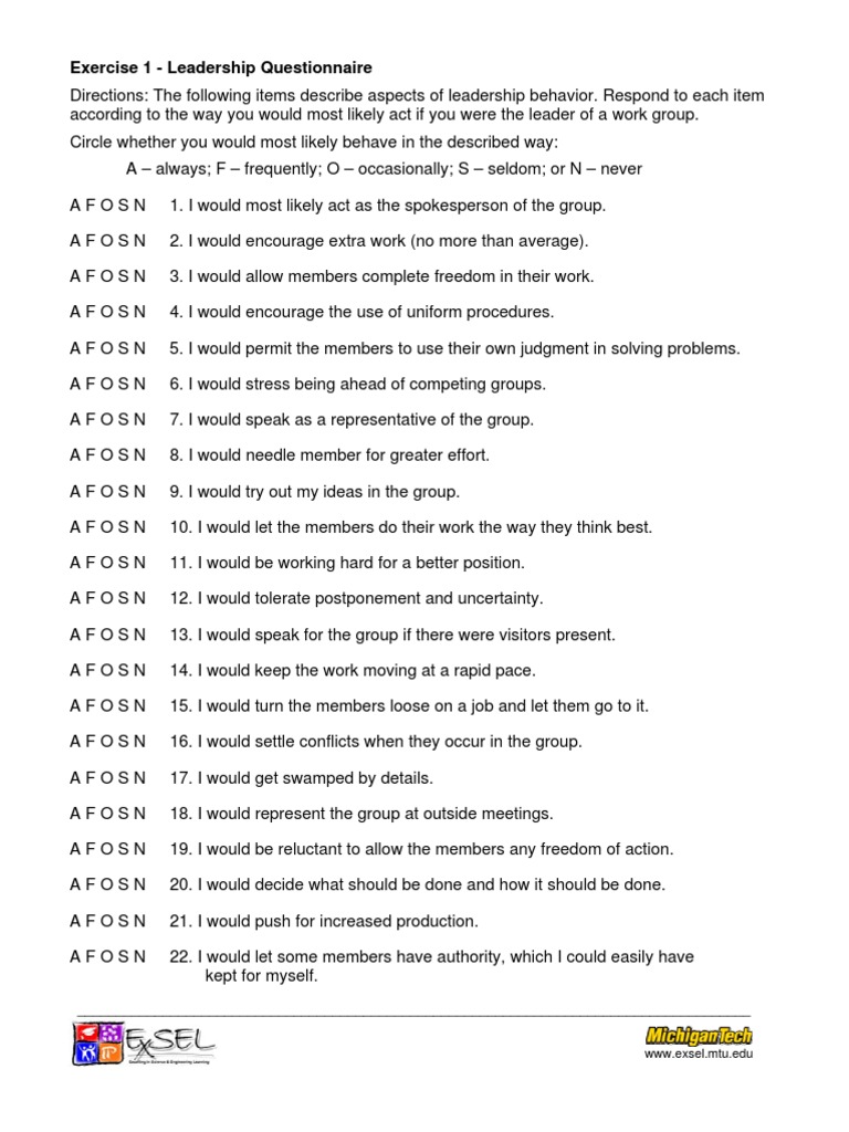 Leadership Style Assessment Guide | PDF | Motivation | Motivational