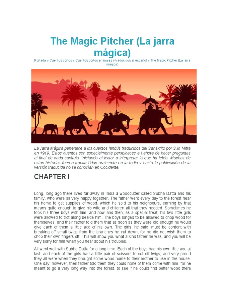 The Magic Pitcher (La Jarra Mágica) | PDF
