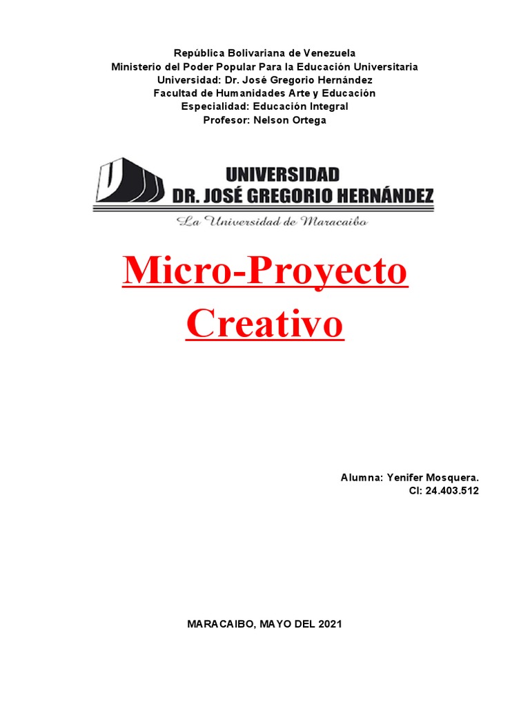 Micro Proyecto | PDF | Aprendizaje | Aquisición de idioma