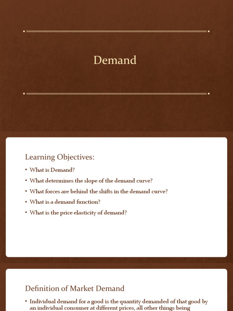 5 Demand | PDF