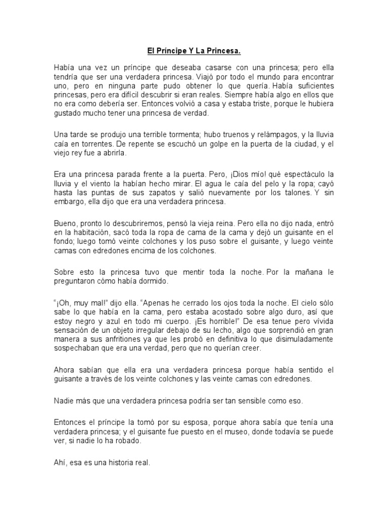 El Príncipe Y La Princesa | PDF