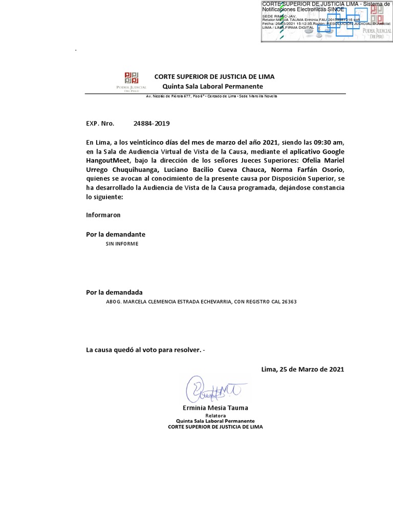 Visto de Cuasa | PDF