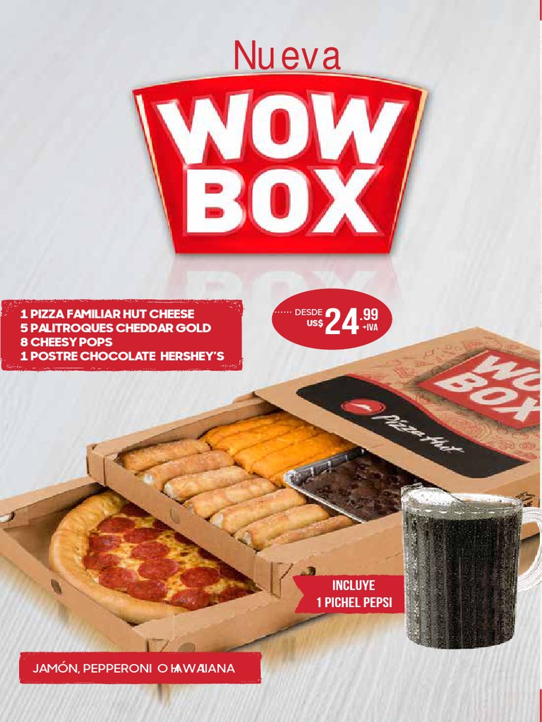 Nueva: 1 Pizza Familiar Hut Cheese 5 Palitroques Cheddar Gold 8 Cheesy ...