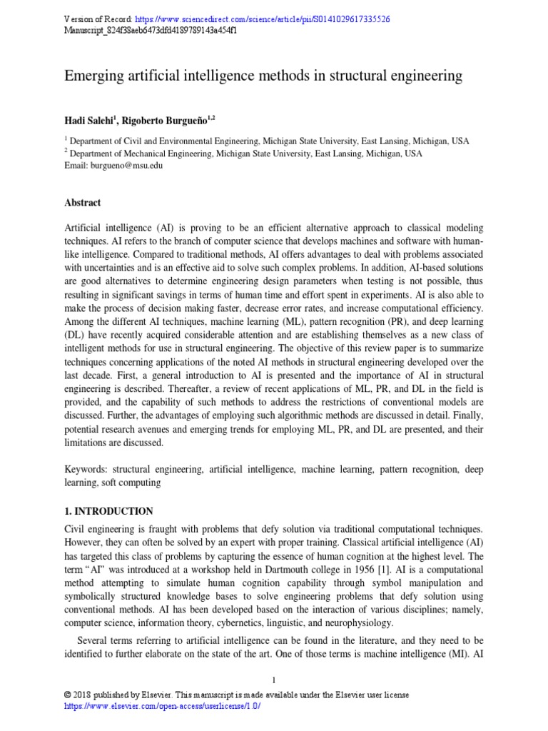 AI Structural Engineering | PDF | Artificial Intelligence ...