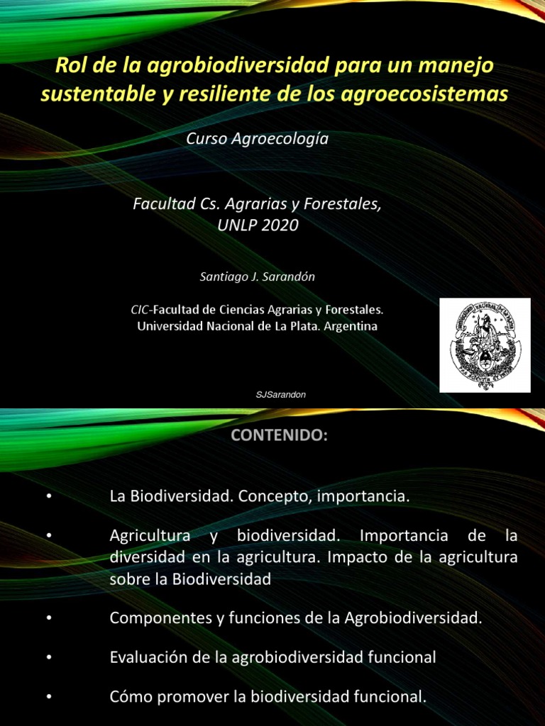 La importancia de la agrobiodiversidad para el desarrollo de sistemas ...