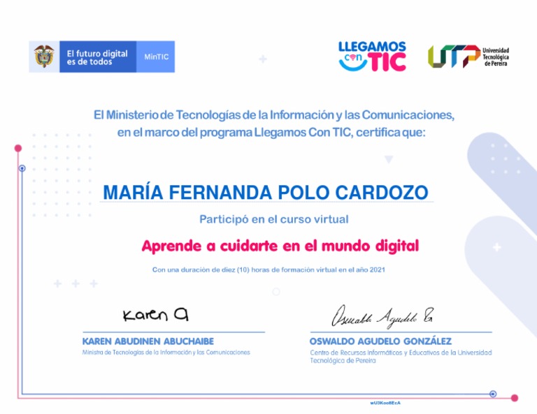 María Fernanda Polo Cardozo: Wu3Koo8Eca | PDF