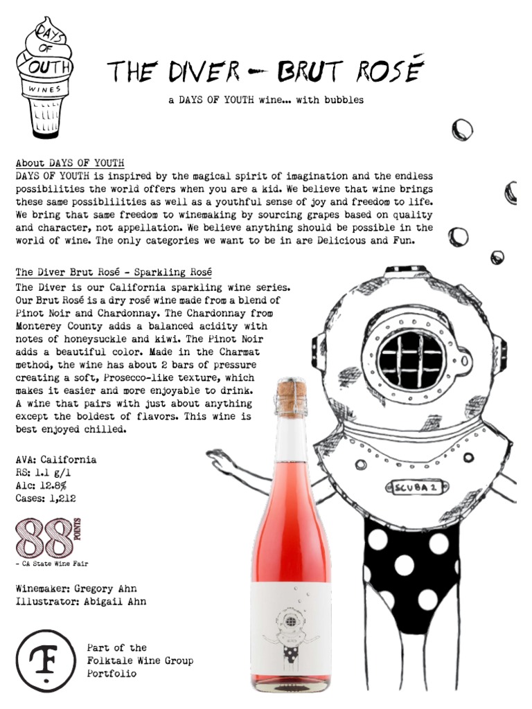 Days of Youth Brut Rose Tech Sheet | PDF