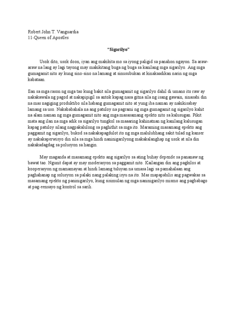 Argumentatibong Teksto | PDF
