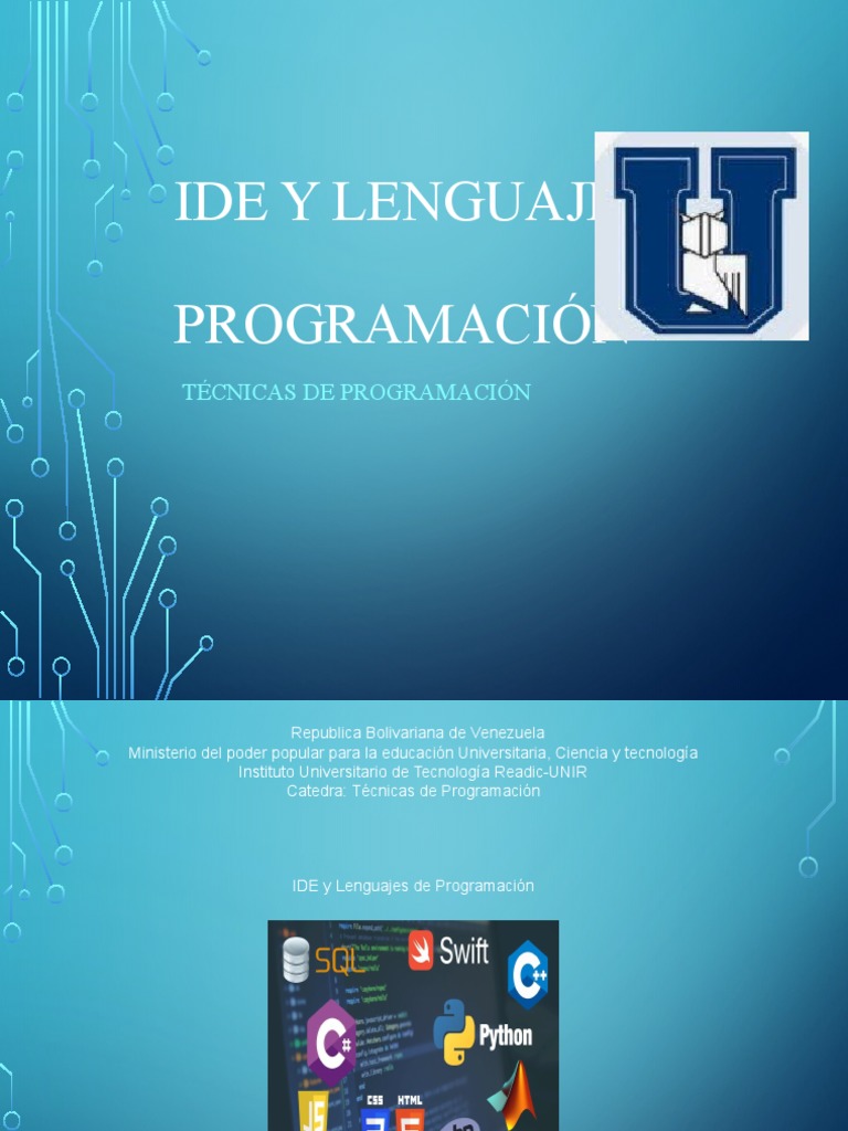 IDE y Lenguajes de Programacion | PDF | Entorno de desarrollo integrado ...