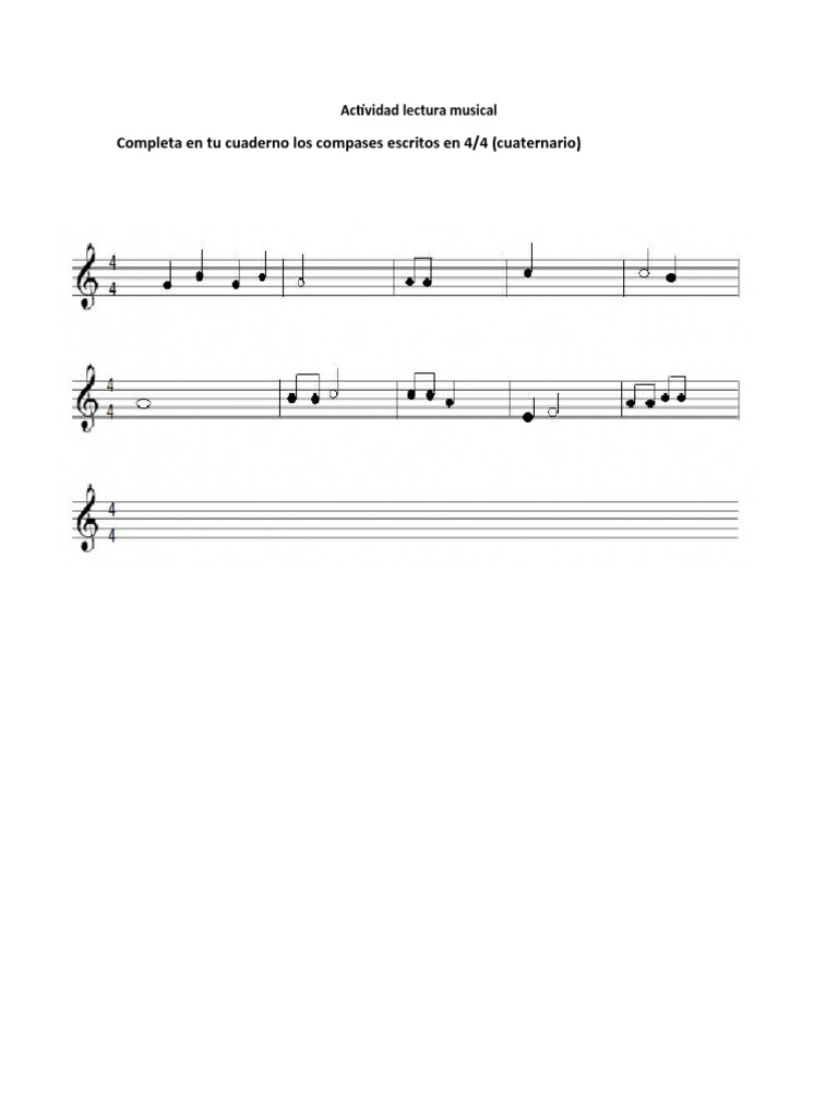 Completar Los Compases | PDF