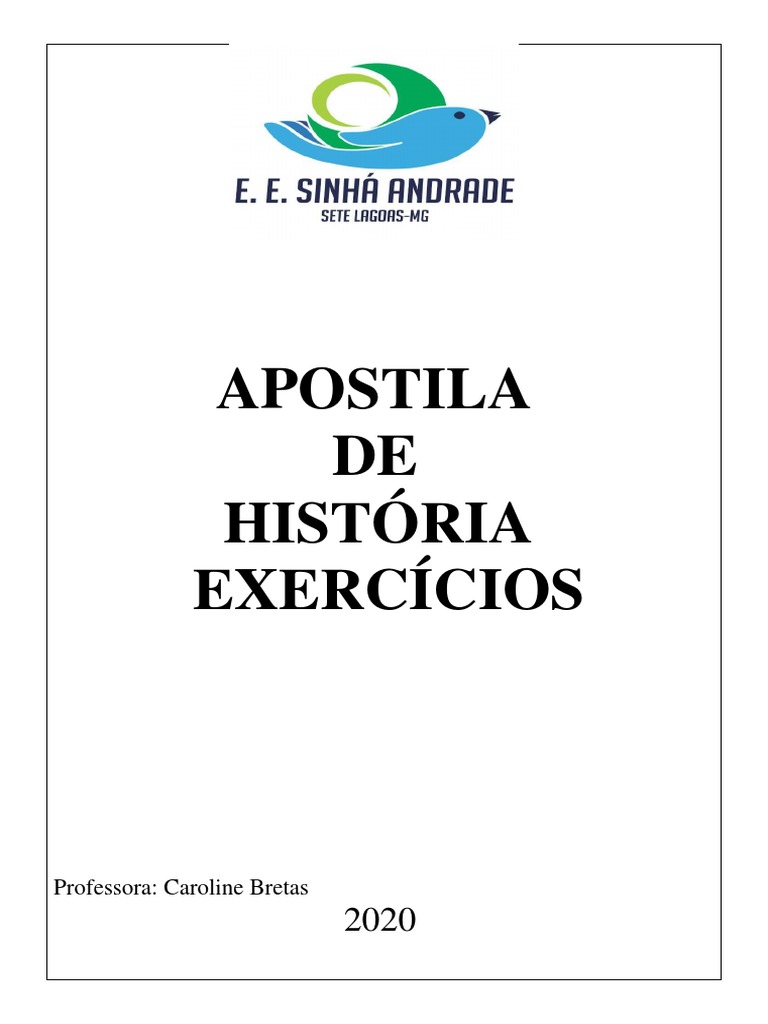 Apostila de História (Exercício) | PDF | Grécia Antiga | Humano