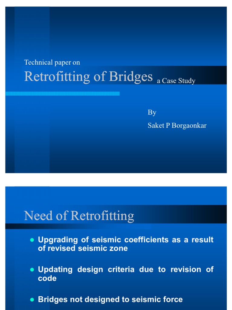 4 Retrofitting of Bridges | PDF | Concrete | Engineering