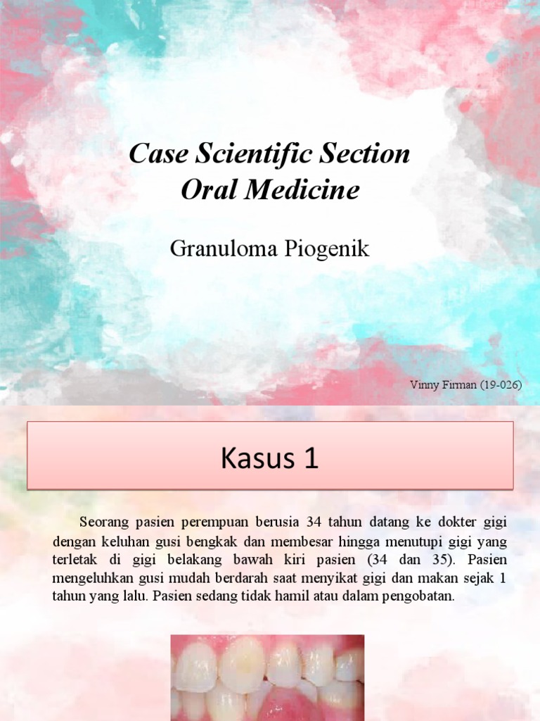Granuloma Piogenik Oral | PDF