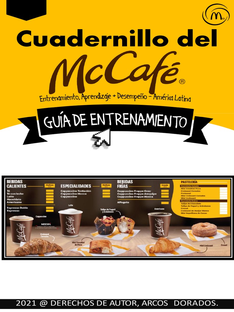 Cuadernillo McCafé 2021 - 17 Agosto Lanzamiento | PDF | café | Helado