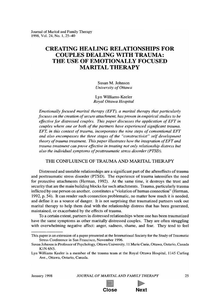 Creating Healing Relationships | PDF | Psychological Trauma ...