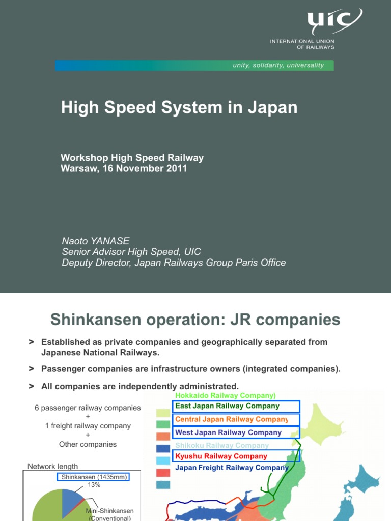 Japan's High-Speed Rail Overview | PDF | High Speed Rail | Rail Transport