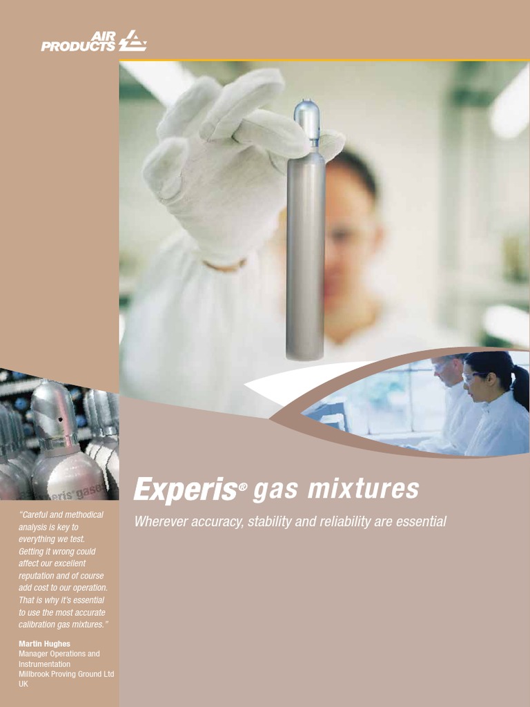 Asi Experis Gas Mixture Brochure | PDF | Calibration | Chemistry