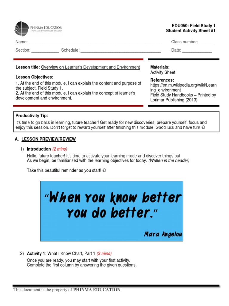Name: - Section: - Schedule: - Class Number: - Date | PDF | Learning ...
