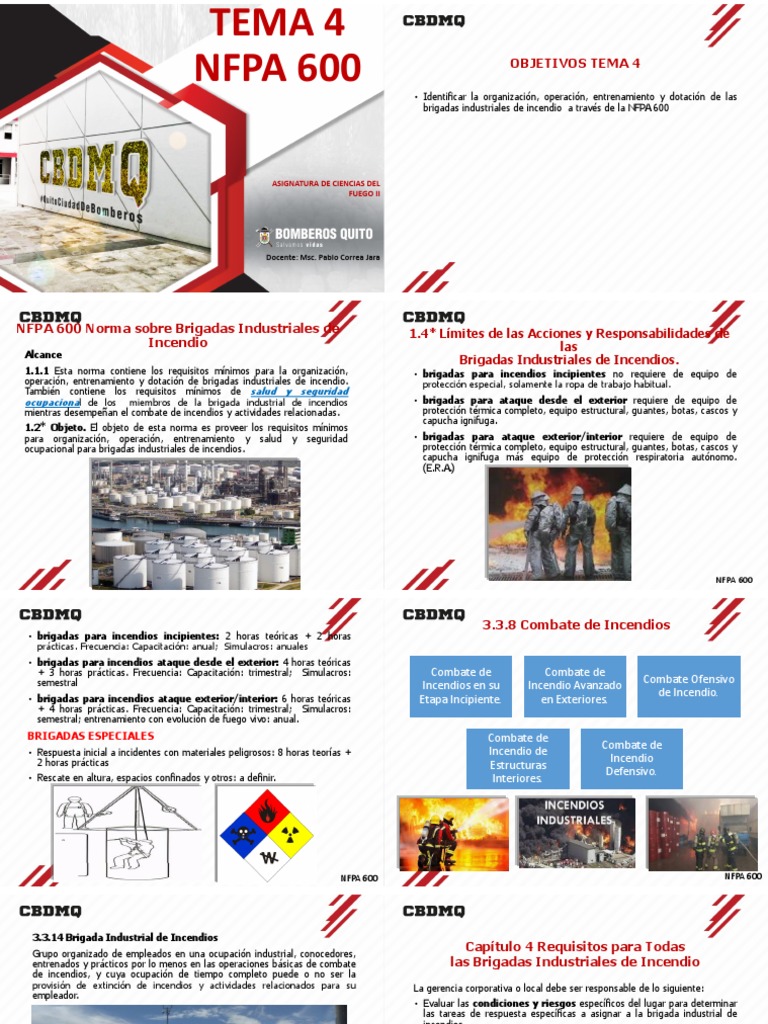 Tema 4 Nfpa 600 - Vep | Descargar gratis PDF | Seguridad y salud ...