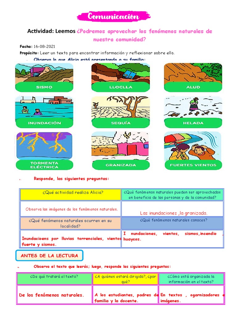 Ficha de Trabajo Dialogamos Sobre Nuestras Vacaciones | PDF