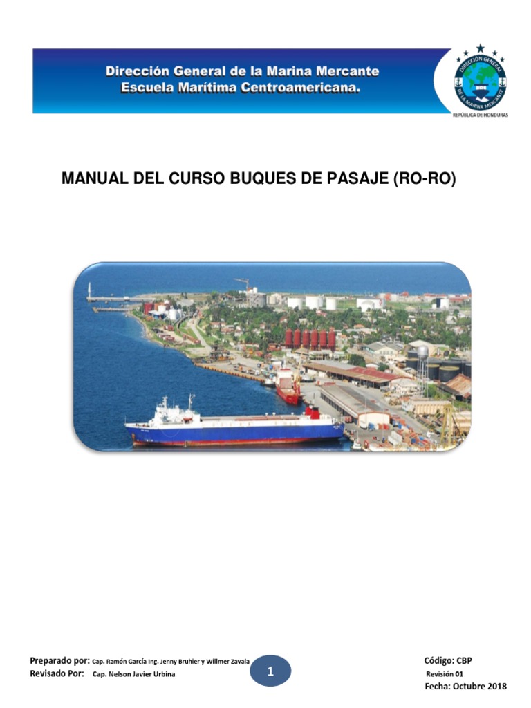 Manual Del Curso Buques de Pasaje | PDF | Transporte | Embarcación