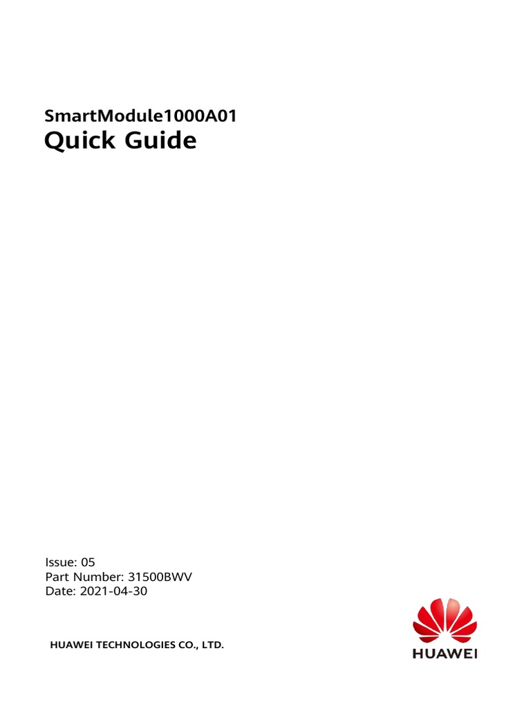 SmartModule1000A01 Quick Guide | PDF | Power Supply | Electrical Connector
