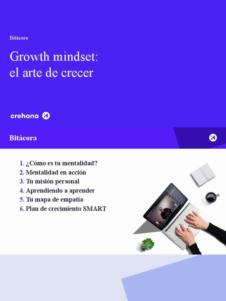 Crecimiento personal a través de una mentalidad de crecimiento | PDF ...