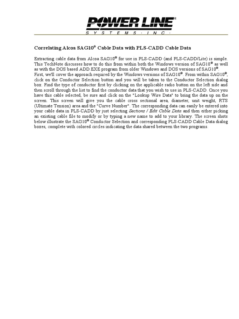 Correlating Alcoa SAG10 | PDF | Computing | Software