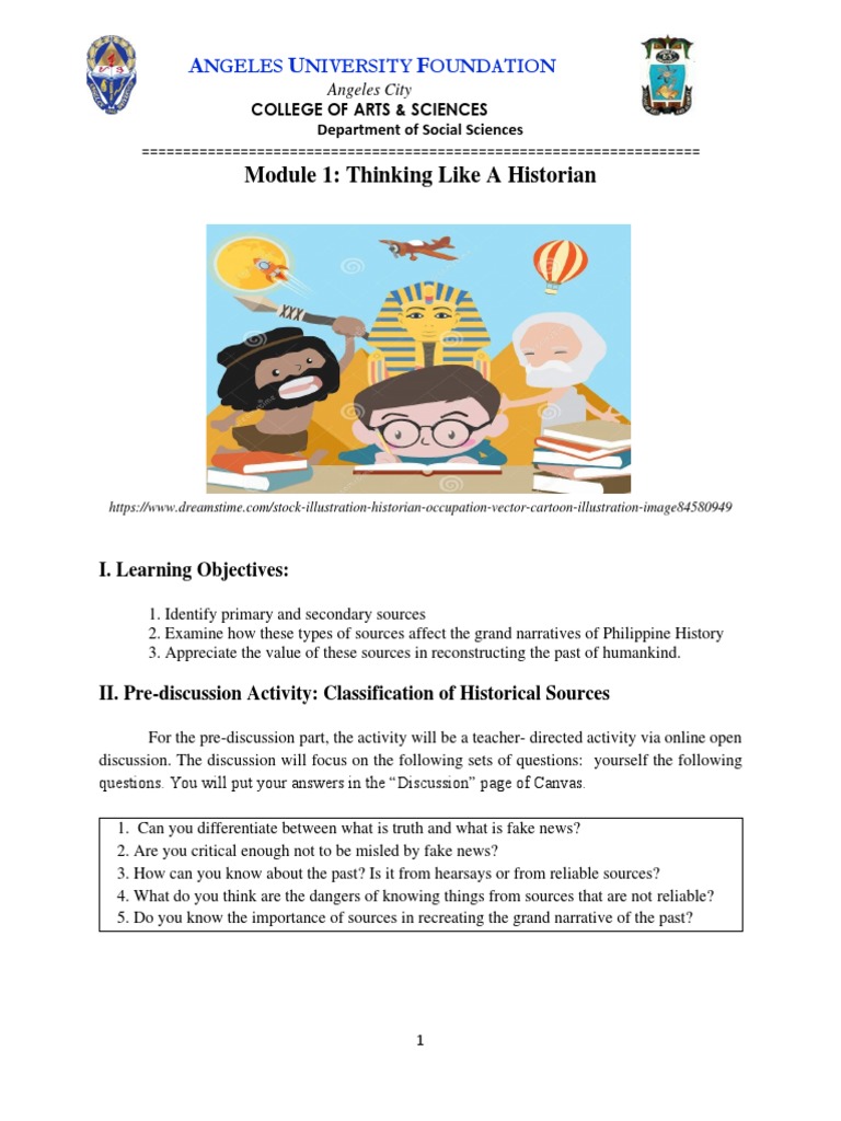 History Source Analysis Module | PDF
