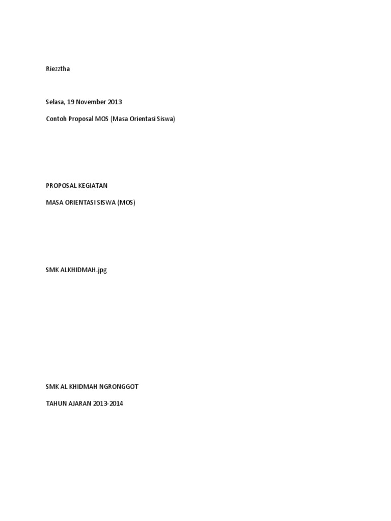 Contoh Proposal Mpls | PDF