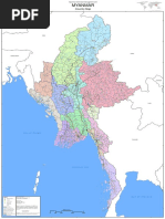 TSP Map VL Padaung - Bago MIMU154v05 20apr2020 A1 Eng | PDF | Myanmar
