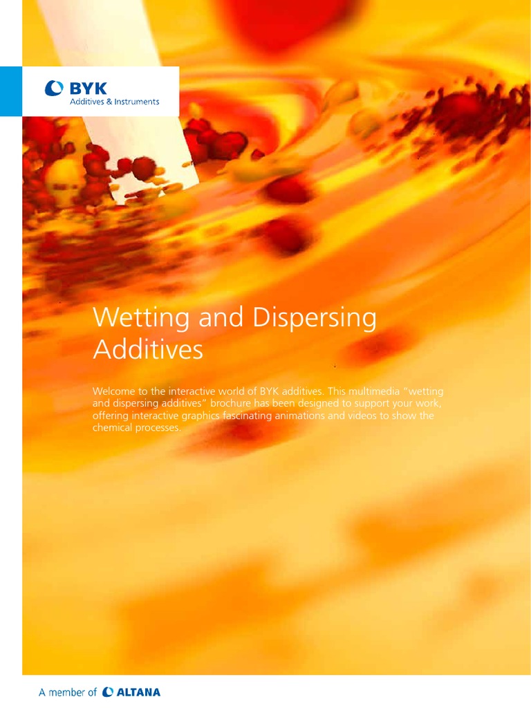 Wetting and Dispersing Additive - BYK | PDF