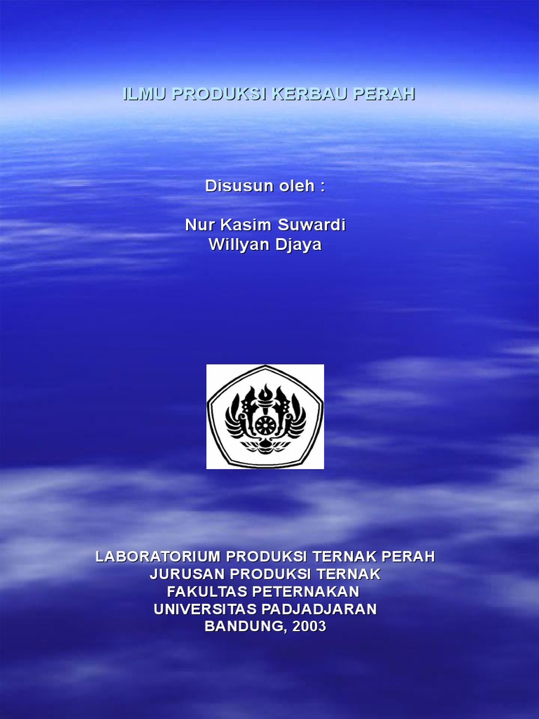Panduan Kerbau Perah di Indonesia | PDF
