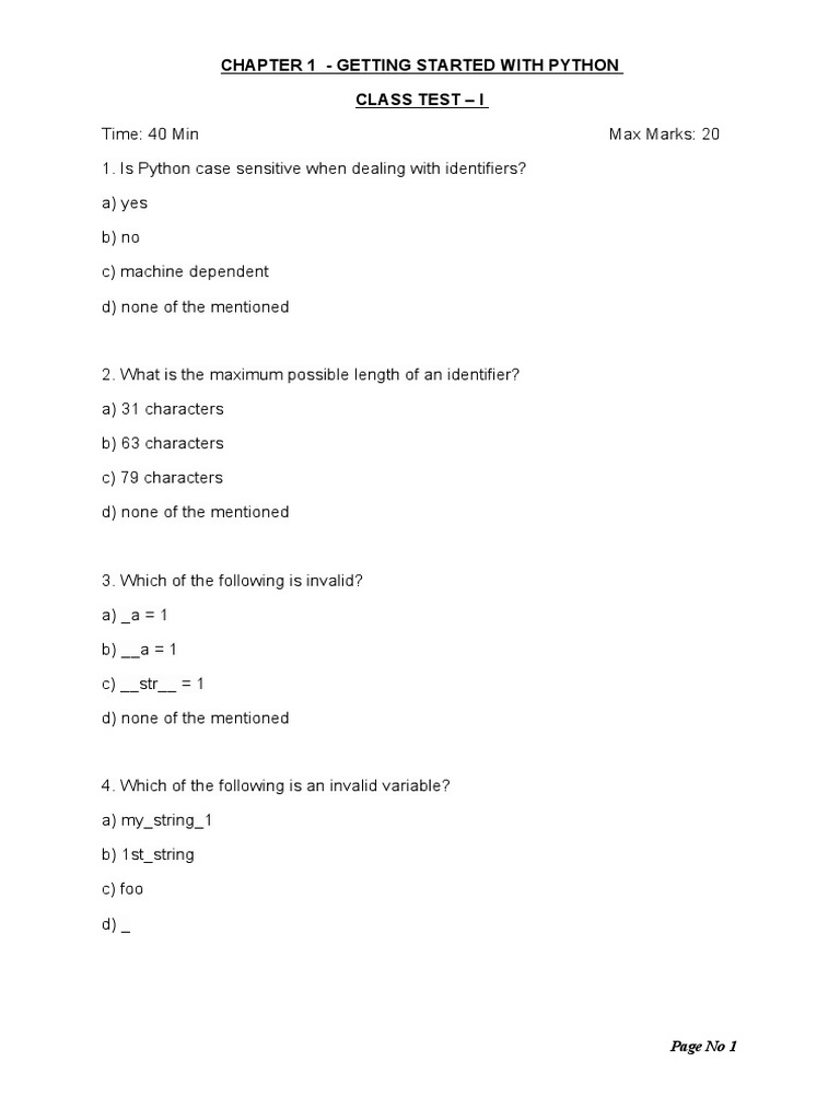 Class 11 Computer Science Chapterwise MCQ | PDF | Computer Data Storage ...