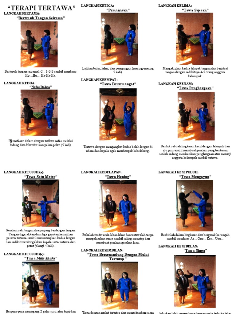 Leaflet Terapi Tertawa | PDF