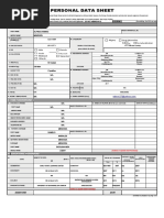 Dafac Form | PDF | Welfare | Social Programs