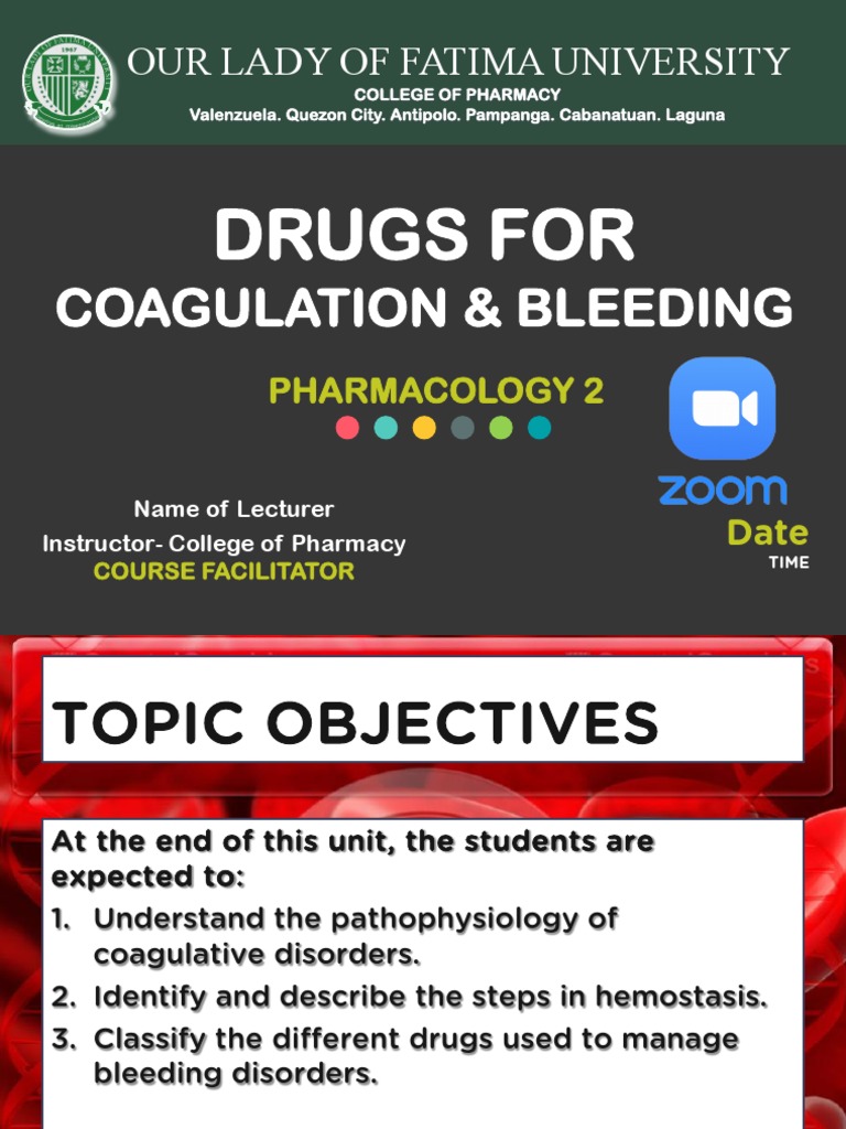 7 - Drugs For Coagulative & Bleeding Disorder-Merged | PDF ...