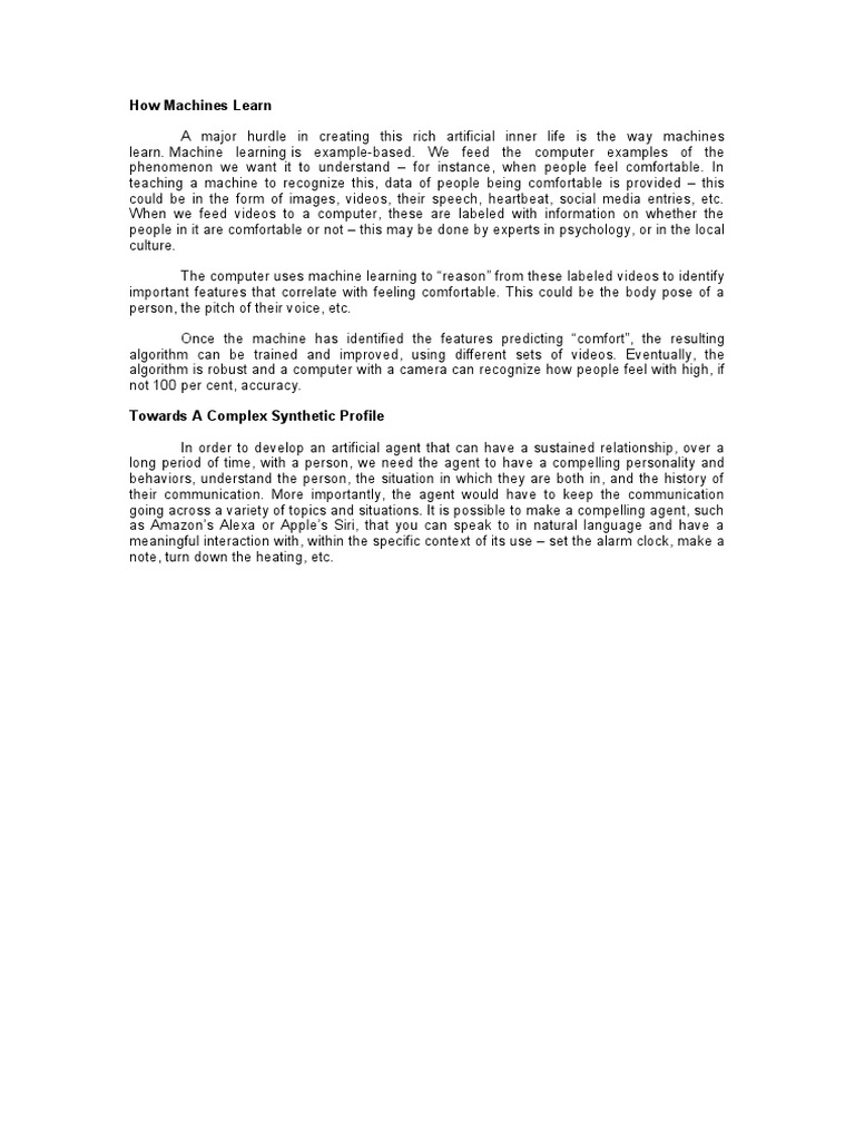 How Machines Learn | PDF