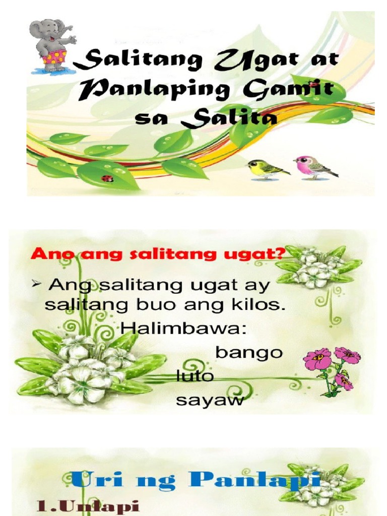 Uri NG Panlapi | PDF