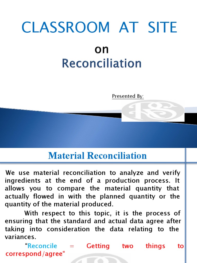 Material Reconciliation - PDF REVISED | PDF | Concrete | Construction ...
