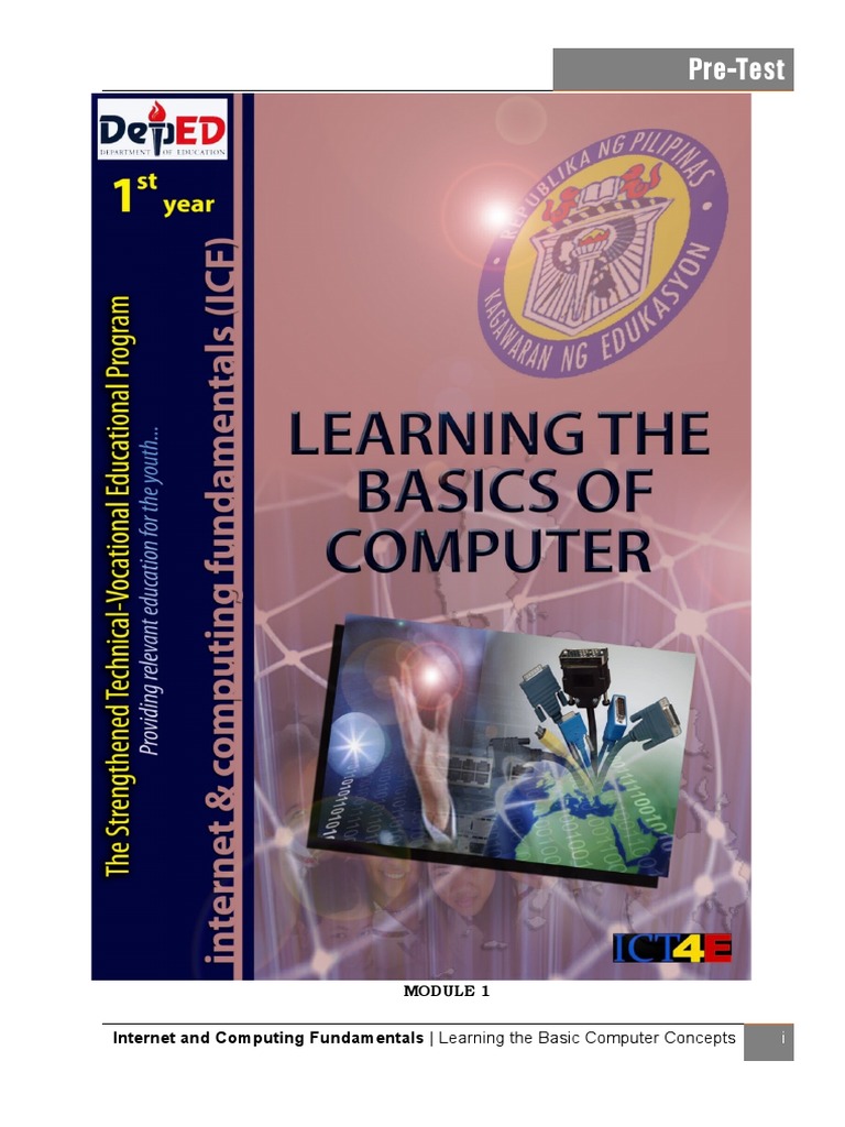 Understanding Basic Computer Concepts: A Pre-Test for Module 1 | PDF ...