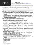 RESUME - Purchase Engineer | PDF
