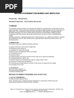 Method Statement For Pile Chipping and Capping Beam: Vascon Engineers ...