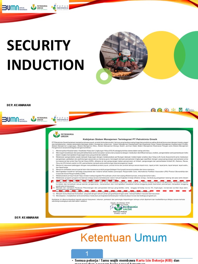 Security Induction 2020 | PDF