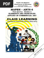 Art Grade 5 Q1 Week 3 Sept. 1 | PDF | Drawing | 3 D Computer Graphics