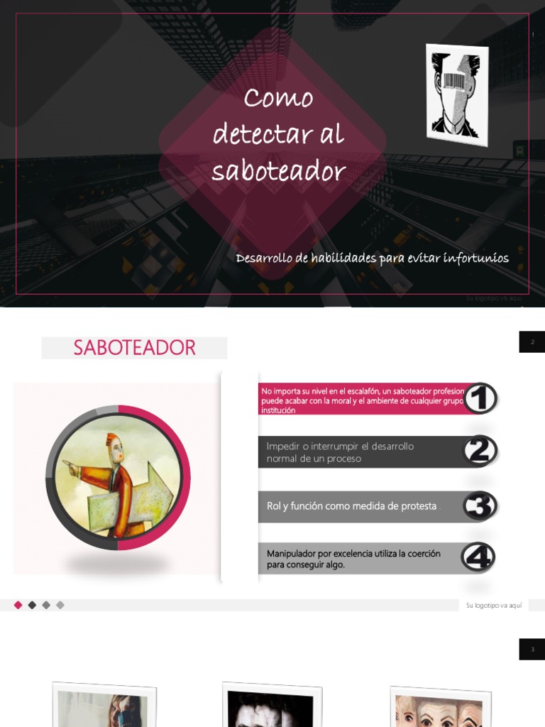 Como Detectar El Saboteador | PDF