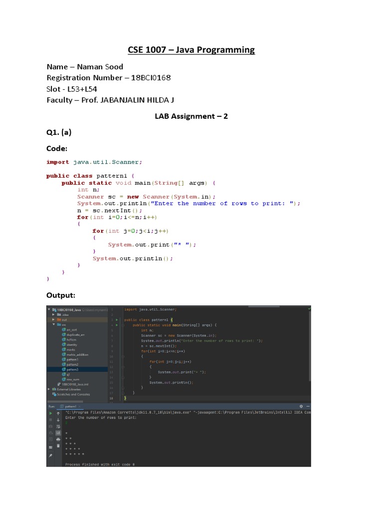 CSE 1007 - Java Programming | PDF | Computer Programming | Software Engineering