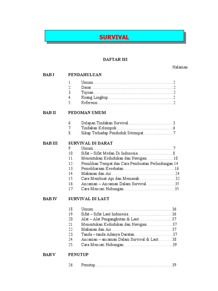 Hanjar Survival | PDF