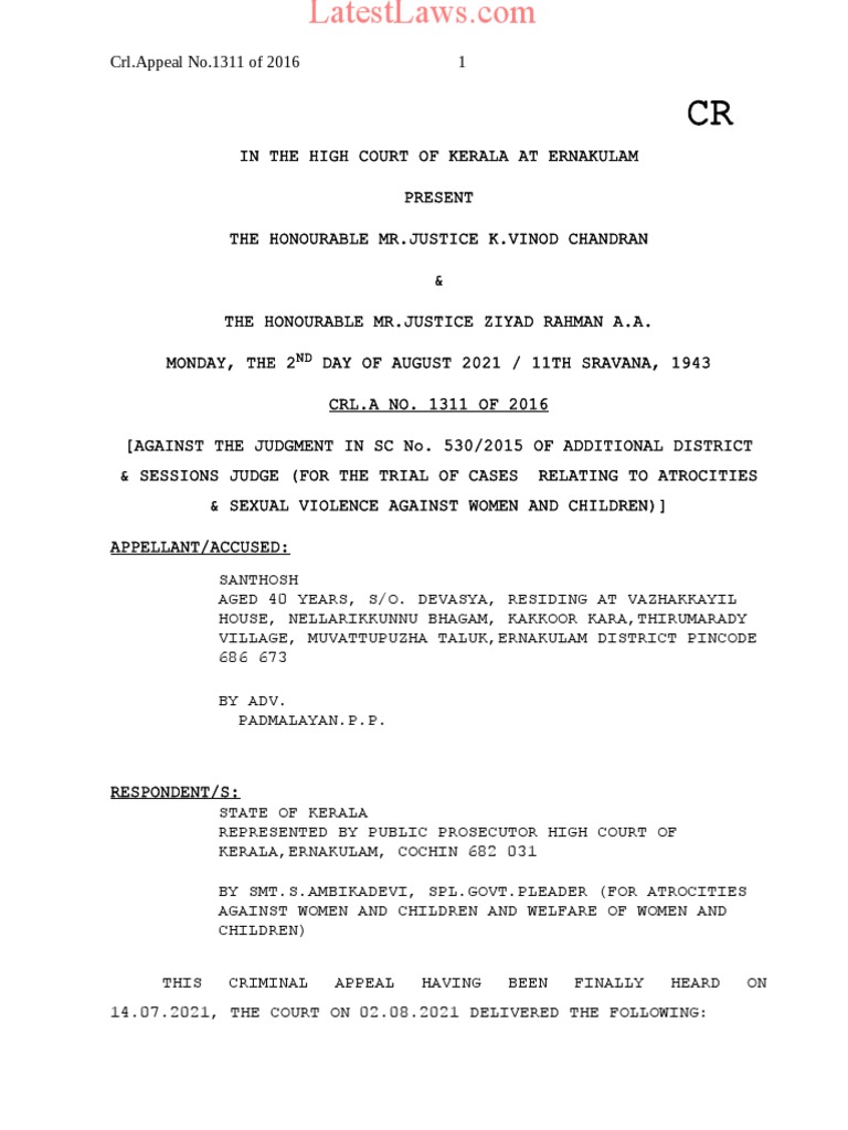 Non-Penetrative Rape Judgement | PDF | Rape | Consent